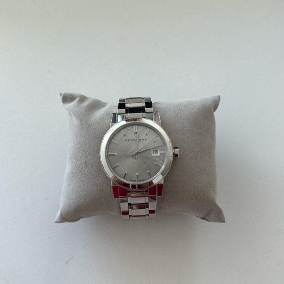 Burberry | Accessories | Burberry Silver Watch | Poshmark